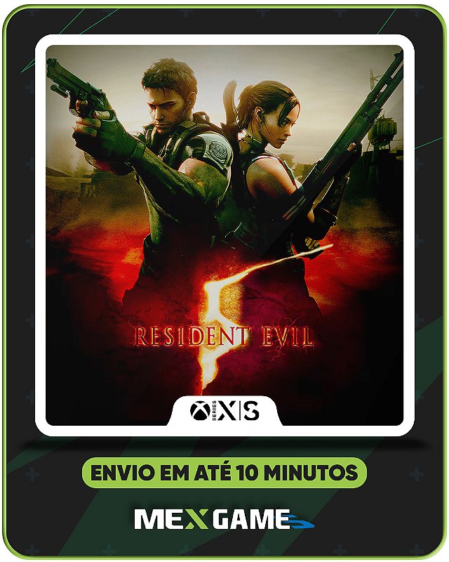 RESIDENT EVIL 5- XBOX SERIES X|S - MÍDIA DIGITAL - Mex Games