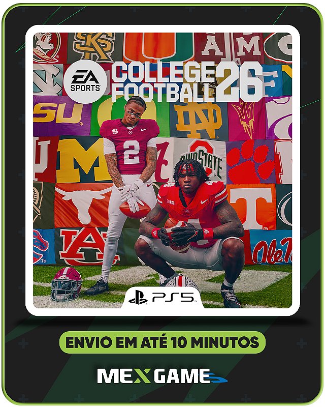 EA SPORTS COLLEGE FOOTBALL 26 - PS5 - MÍDIA DIGITAL - Mex Games