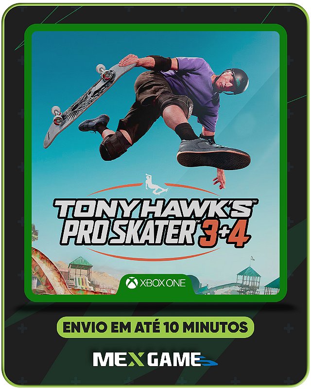 TONY HAWKS PRO SKATER 3 + 4 - XBOX ONE - MÍDIA DIGITAL - Mex Games