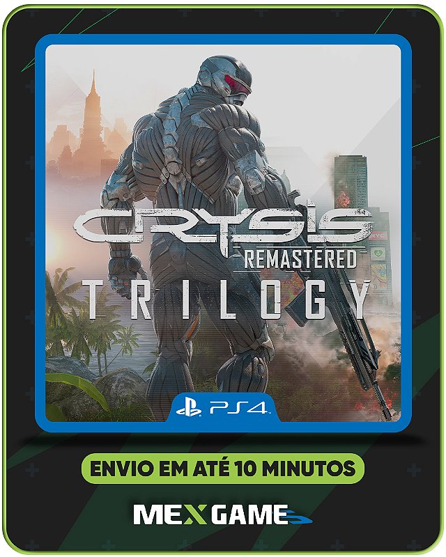 CRYSIS REMASTERED TRILOGY - PS4 - MÍDIA DIGITAL - Mex Games