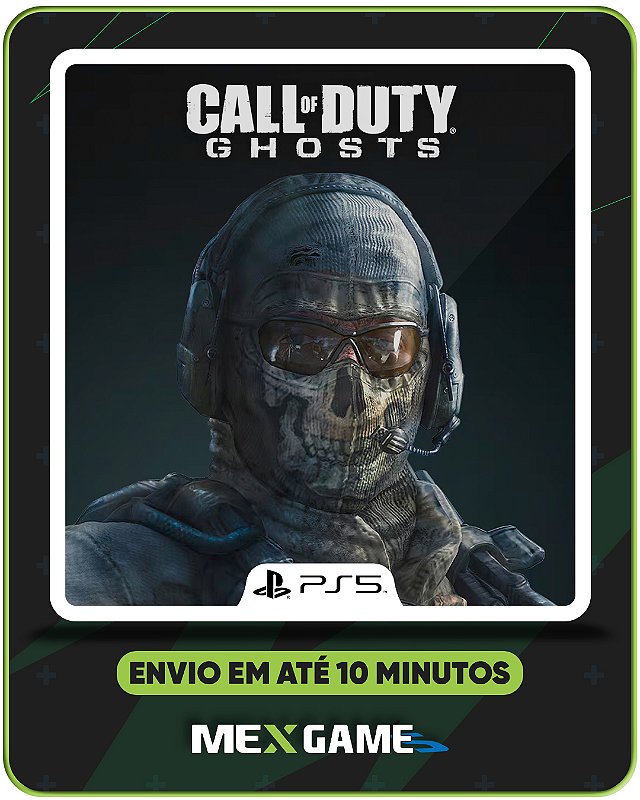 CALL OF DUTY: GHOSTS - PS5 - MÍDIA DIGITAL - Mex Games