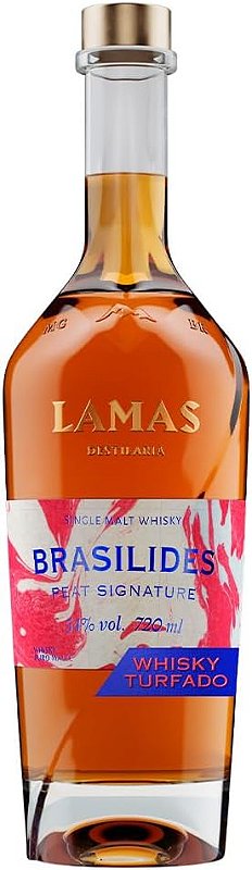 Whisky Lamas Brasilides Single Malt 100% Turfado 720ml - Whisky e Cia
