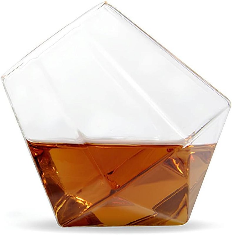 Copo De Whisky Diamante Drink Cristal Premium unidade 300ml - Whisky e Cia