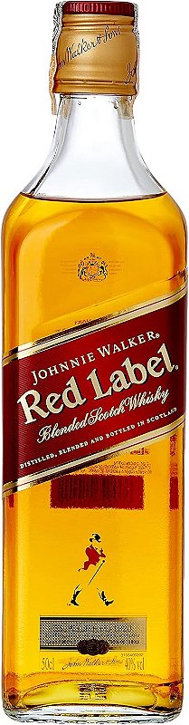 Whisky Johnnie Walker Red Label 500ml - Whisky e Cia