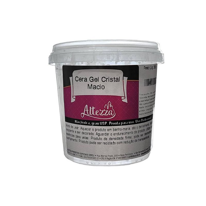 Cera Gel Cristal Macia Para Vela - 900g - 1 unidade - Rizzo - Rizzo ...