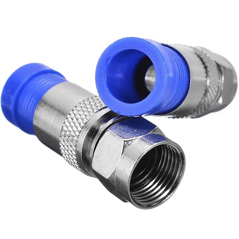 Conector Rg6 Compressao Sky Net Tv A Cabo Antena Unidade - Mercadão da ...