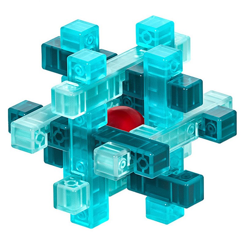 Puzzle Kong Ming Lock Qiyi - Ball in the Cage - Celadon - Oncube: os ...