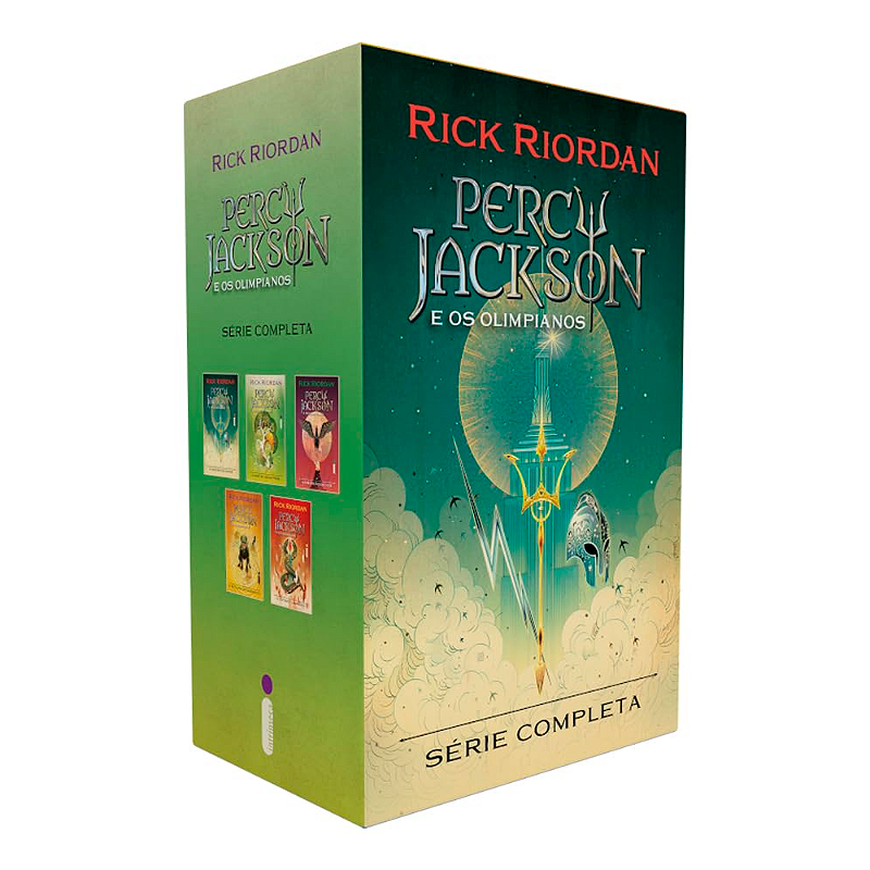 BOX - PERCY JACKSON E OS OLIMPIANOS-SERIE COMPLETA - Reino Do Herói
