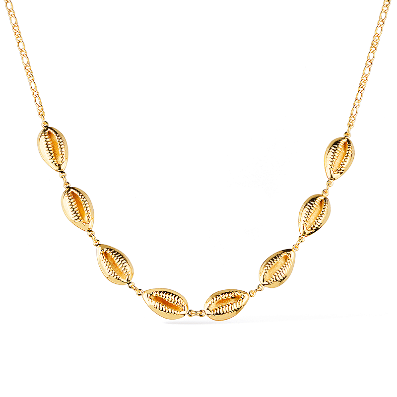 Colar Dourado Búzios - Amayla