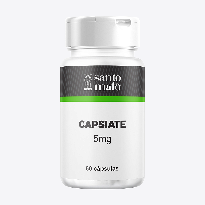 Capsiate 5mg 60 cápsulas Santo Amato | Suplemento Termogenico - Santo ...