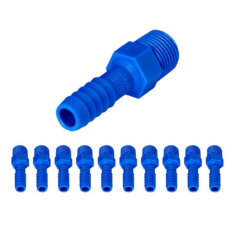 Conector Adaptador Redução Rosca Externa 3/8 Kit 10 unidades - Agronet ...