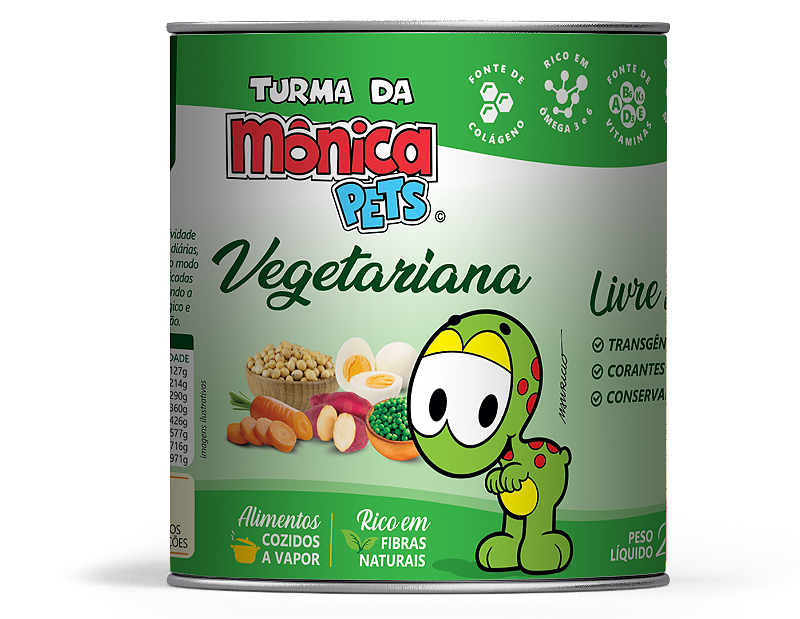 Vegetariana para Cães - 280g - Turma da Mônica Pets