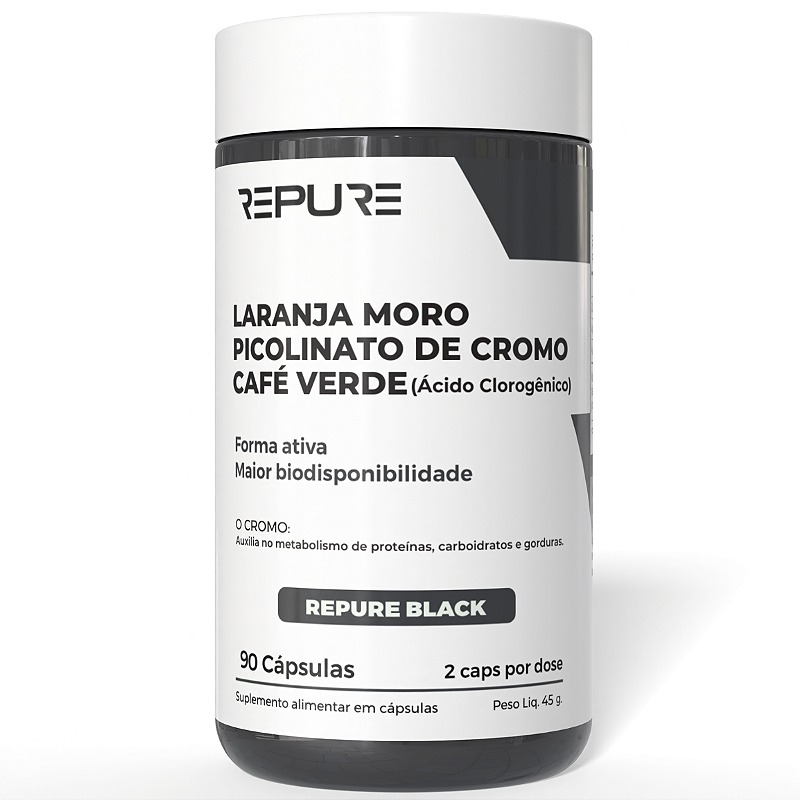 Laranja Moro + Cromo + Café Verde 90 Cápsulas | Suplemento Repure ...