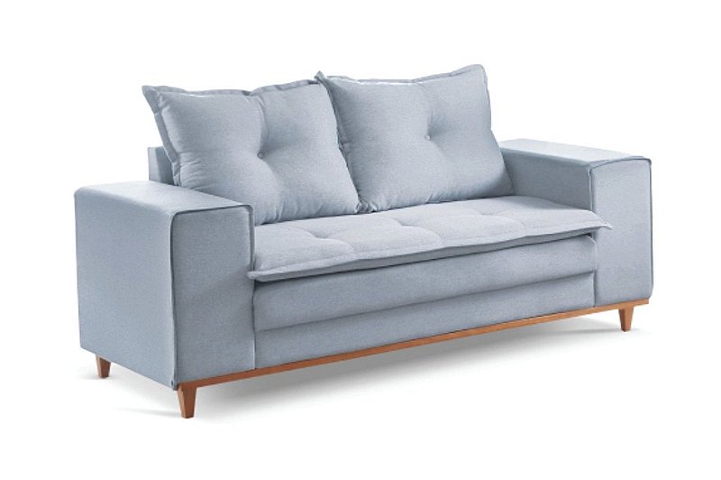 SOFA CAPARAO/3075 2 LUG LIN CINZA/2114 - LUFER - Catálogo de Móveis RJ