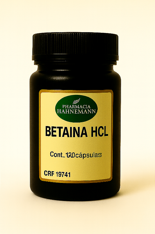 BETAINA HCL 120 Cáps - Saúde Absoluta
