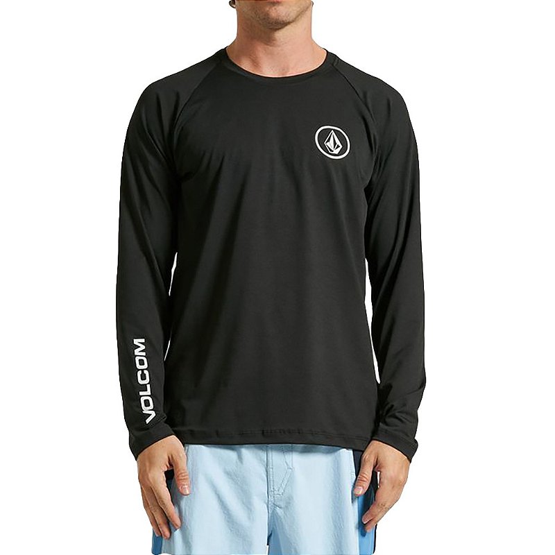 Lycra Volcom Manga Longa Lido Stone Masculina Preto - Radical Place ...