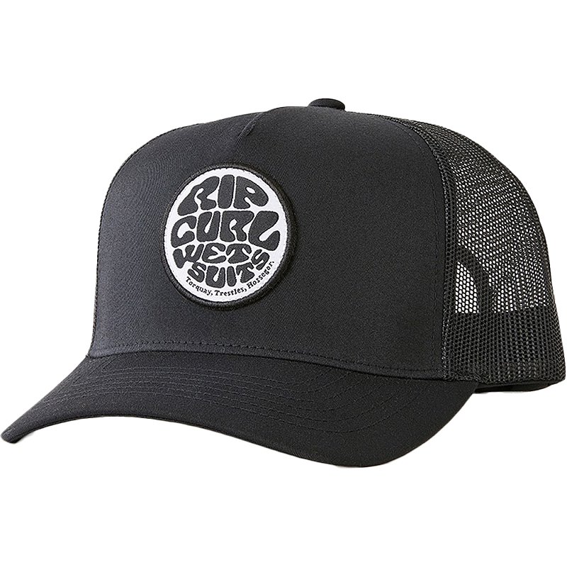 Boné Rip Curl Aba Curva Wetsuit Icon Trucker SM24 Black - Radical Place ...