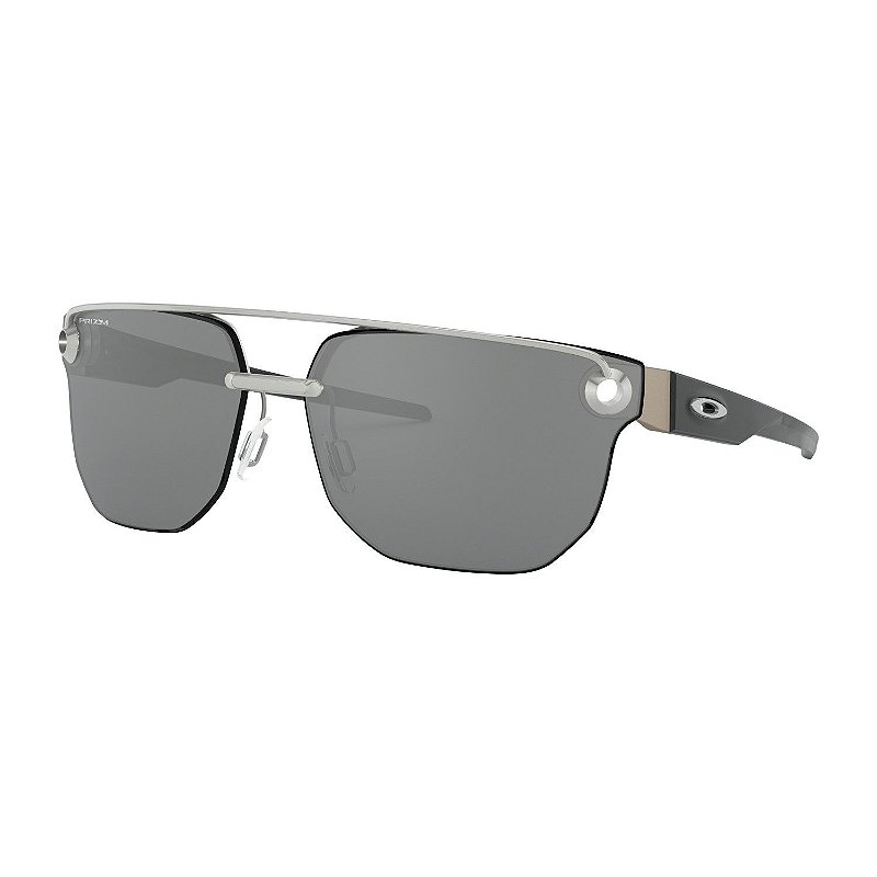Óculos de Sol Oakley Chrystl Satin Chrome W/ Prizm Black - Radical ...