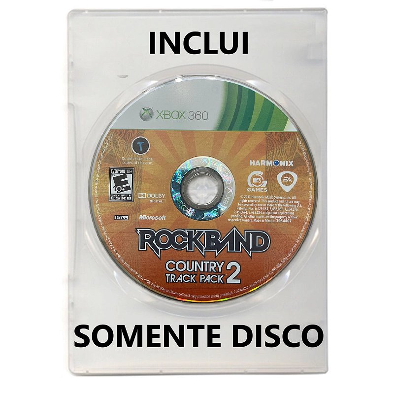 Jogo Rock Band Country Track Pack 2 - Xbox 360 - Mídia Física (SOMENTE ...