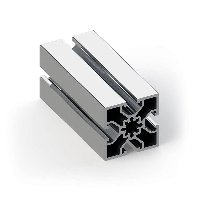 Perfil Estrutural em Alumínio 50x50 - 5f Systems - Perfil Estrutural em ...