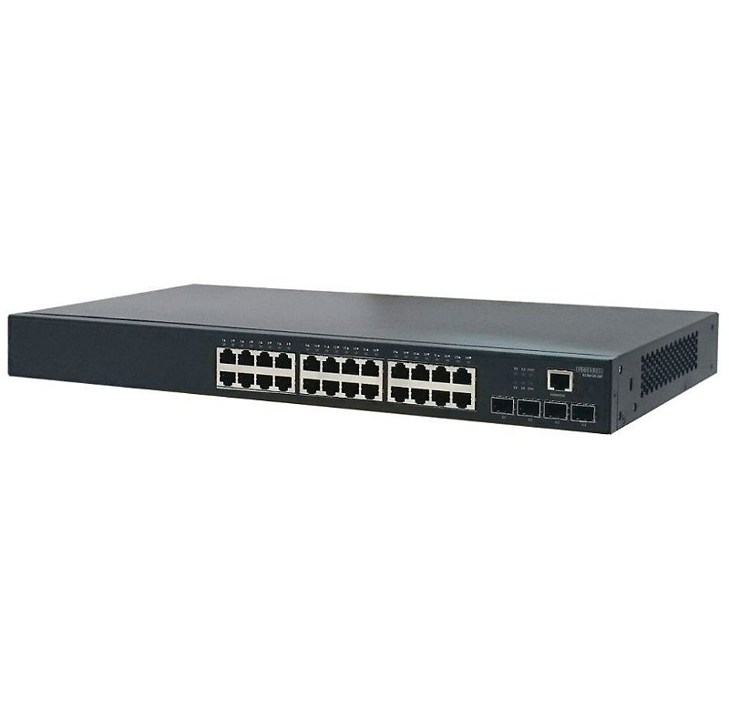 Switch Edge-Core 24 Portas 10/100/1000 Gerenciável L2+ 4 SFP+ - ECS4120 ...