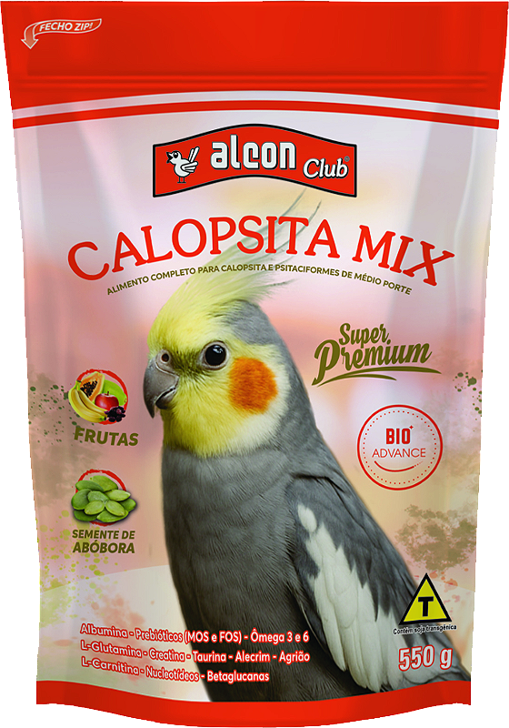 ALCON CLUB CALOPSITA MIX 550 G - Alcon Shopping