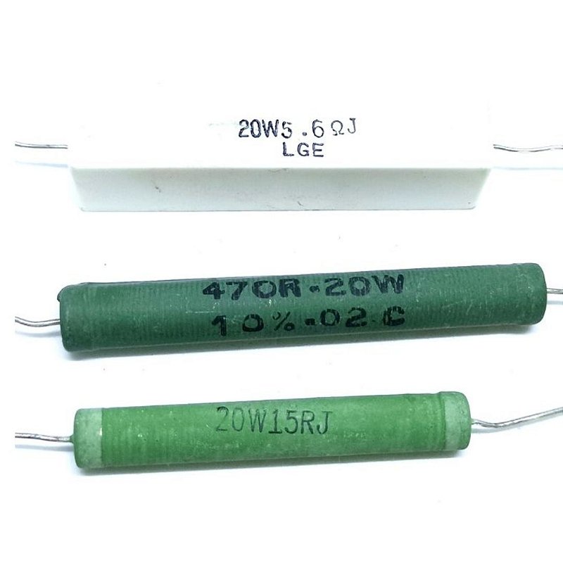 5R6 RESISTOR FIO 20W - CINESTEC