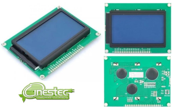 DISPLAY LCD GRAFICO 128X64 - CINESTEC