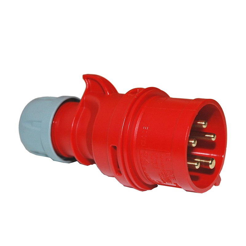 PLUGUE 16A, 5P, 6H, 400V, IP44 - PCE - CINESTEC