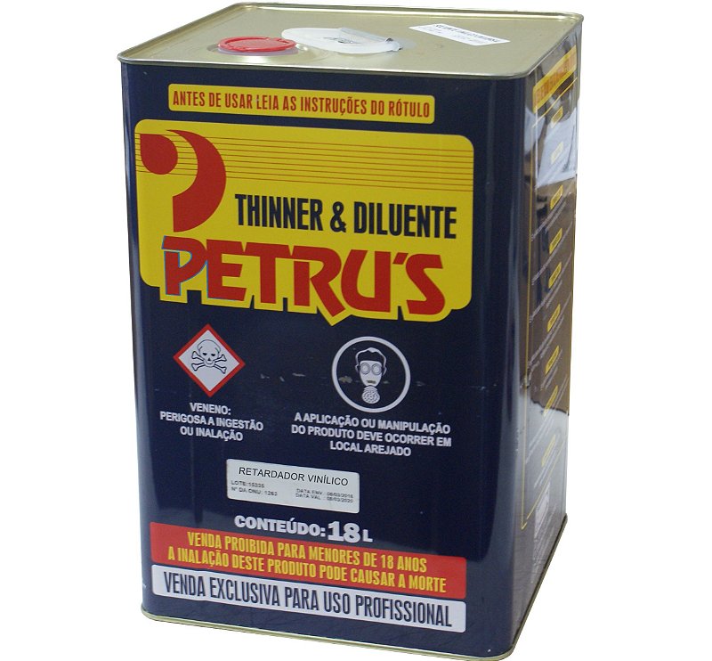 Retardador Vinílico 18 Litros - Loja Serigrafia MasterInk