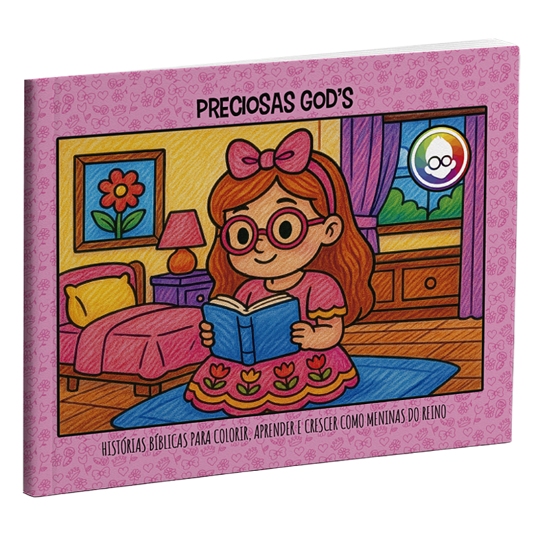 Preciosas God's - Livro para Colorir - Lion Editora no Atacado