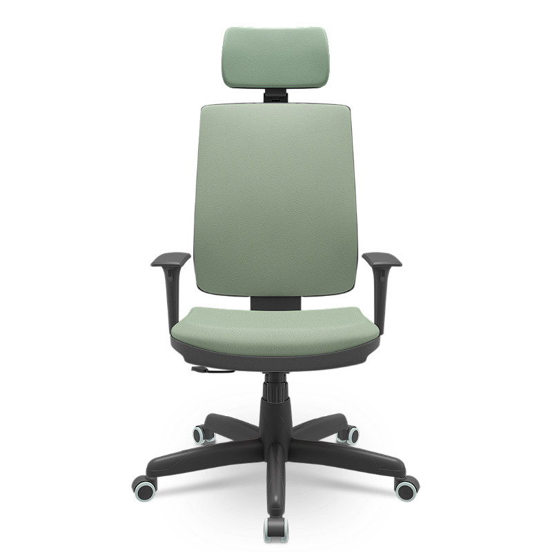 Cadeira Brizza Soft Verde Vinil Relax Plax - Loja.seg.br