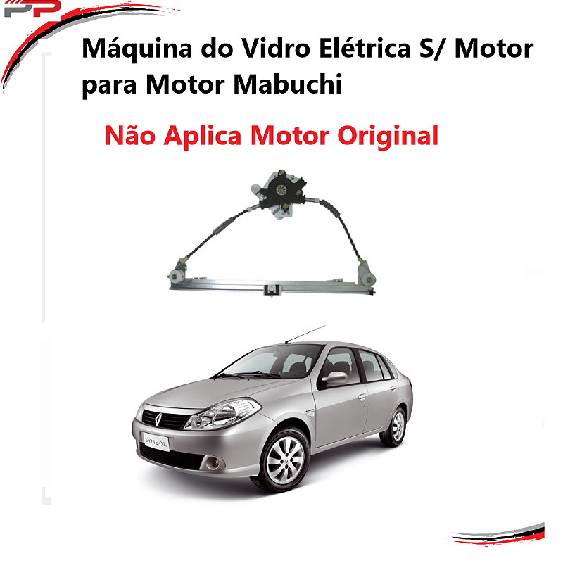Máquina Vidro Elétrico S/motor Esq Symbol 99-16 4pt - Mab [F103] - Loja ...