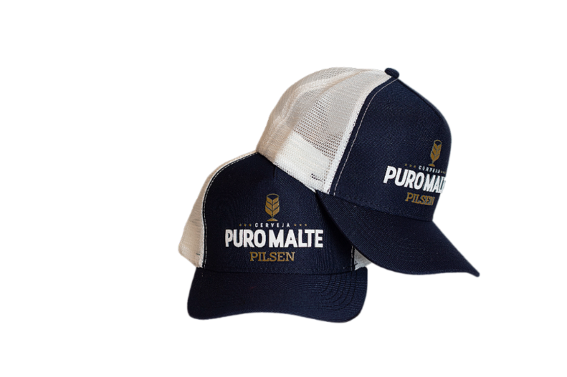 BONE PURO MALTE AZUL/BRANCO METALIZADO - Loja Cidade Imperial ...