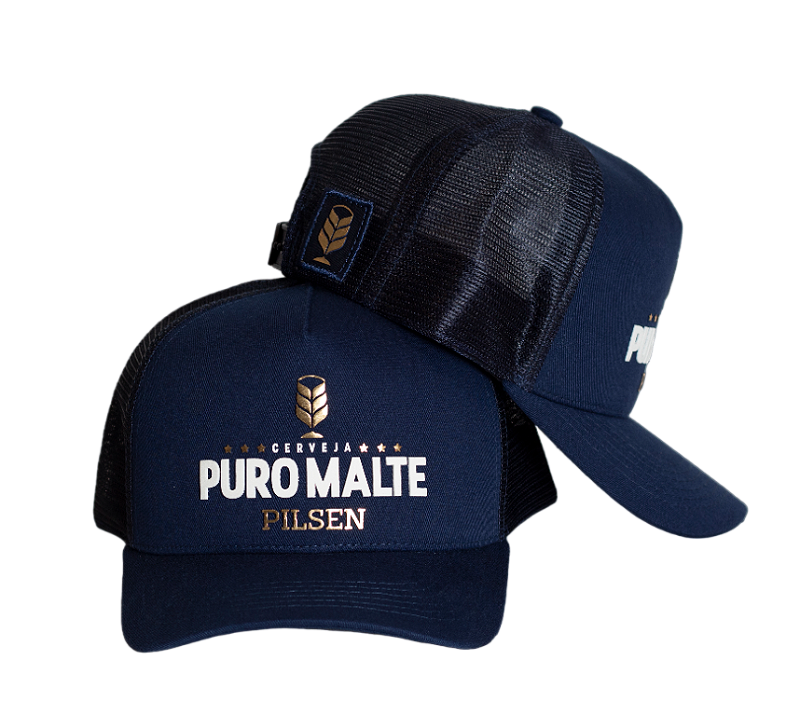 Boné Puro Malte Metalizado - Loja Cidade Imperial | Produtos da Cerveja ...