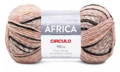 FIO ÁFRICA CÍRCULO 100 GR COR 9879 TAMARINDO - Viva Art Armarinhos