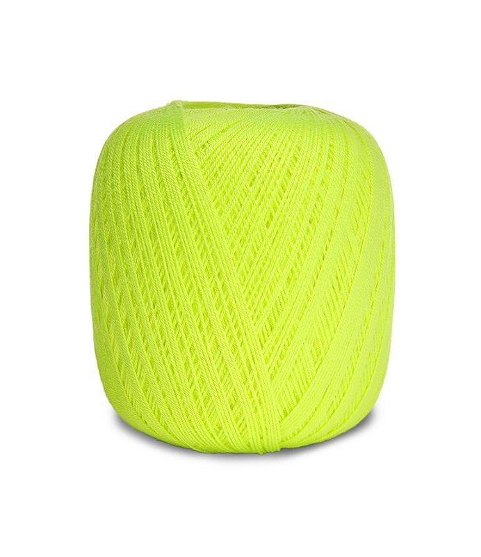 LINHA MONALISA COR 0780 AMARELO NEON 100 GR - Viva Art Armarinhos