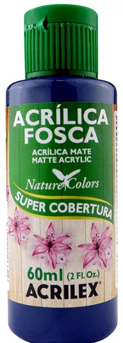TINTA ACRILICA FOSCA AZUL SECO NAT. COLORS 60 ML ACRILEX - Viva Art ...