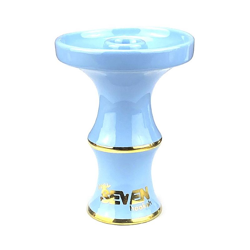 Rosh Seven Hookah Small Gold - Azul Claro - Zagabria Hookah - Narguile ...