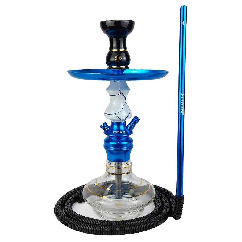 Narguile Amazon Future Prime - Azul/ Onix Blue/ Clear - Zagabria Hookah ...