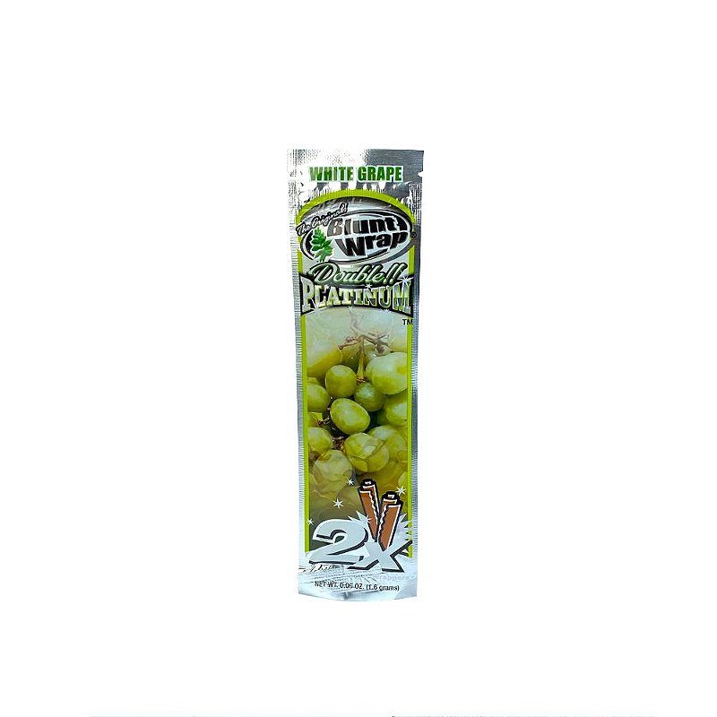 Seda Blunt Wrap Double Platinium (Pacotes Com 2 Un) - White Grape ...