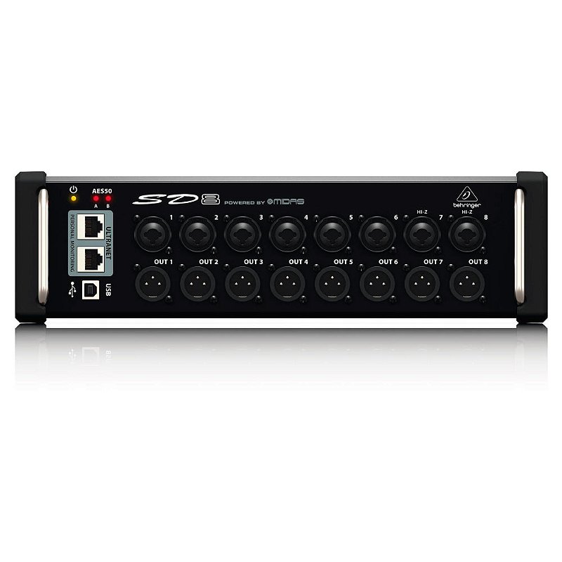 Stage Box Behringer SD8 Com 8in/8out Com Pre Midas - Amo Áudio - Mais ...