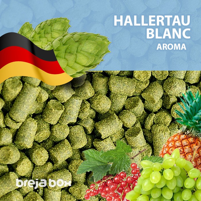 Lúpulo Hallertau Blanc - 50g em pellet - Breja Box - tudo para fazer ...