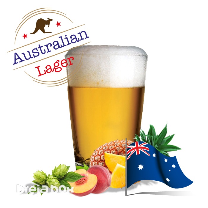 Australian Lager kit receita Breja Box - Breja Box - tudo para fazer ...
