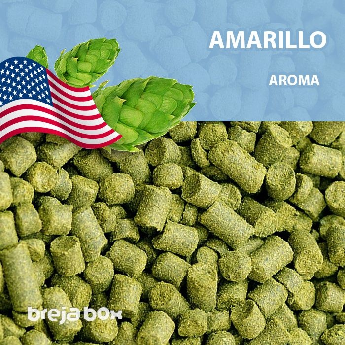 Lúpulo Amarillo - 50g em pellet - Breja Box - tudo para fazer cerveja ...