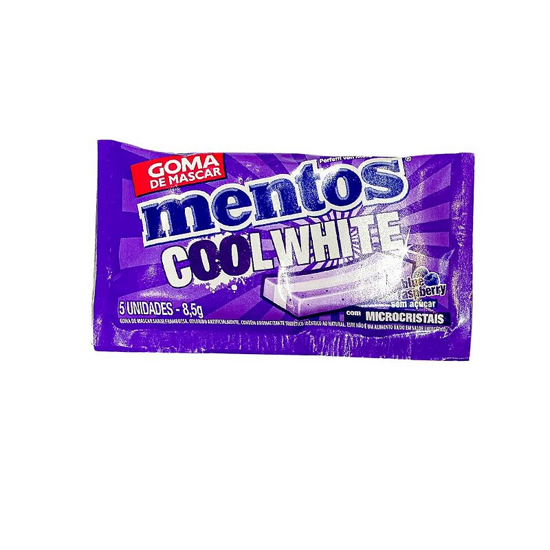 MENTOS COOL WHITE BLUE - Planeta Bombom