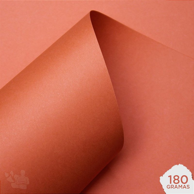 Papel Color Plus - Costa Rica - Coral - 180g - A4 - SupperPapel | 11 anos!