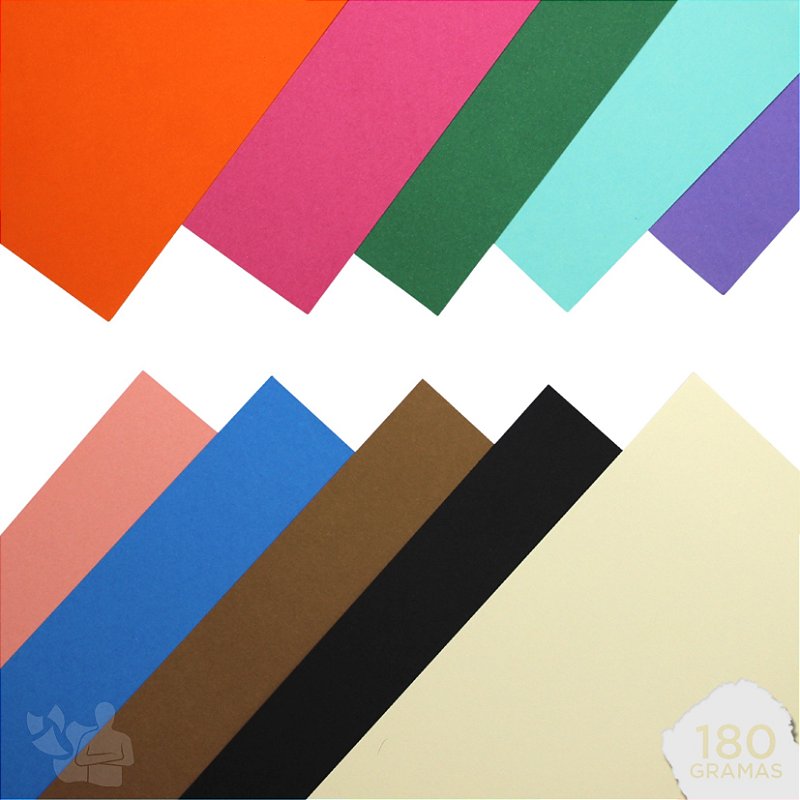 Kit Papel Color Plus - Mix de Cores - 180g - SupperPapel | 10 anos!