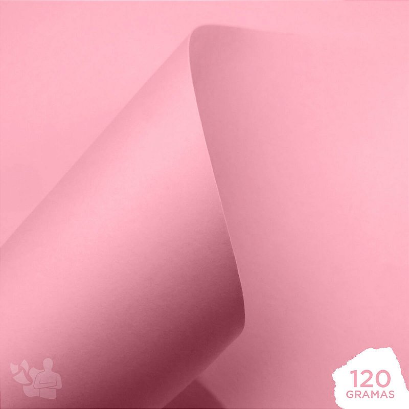 Papel Color Plus - Verona - Rosa Bebê - 120g - SupperPapel | 11 anos!