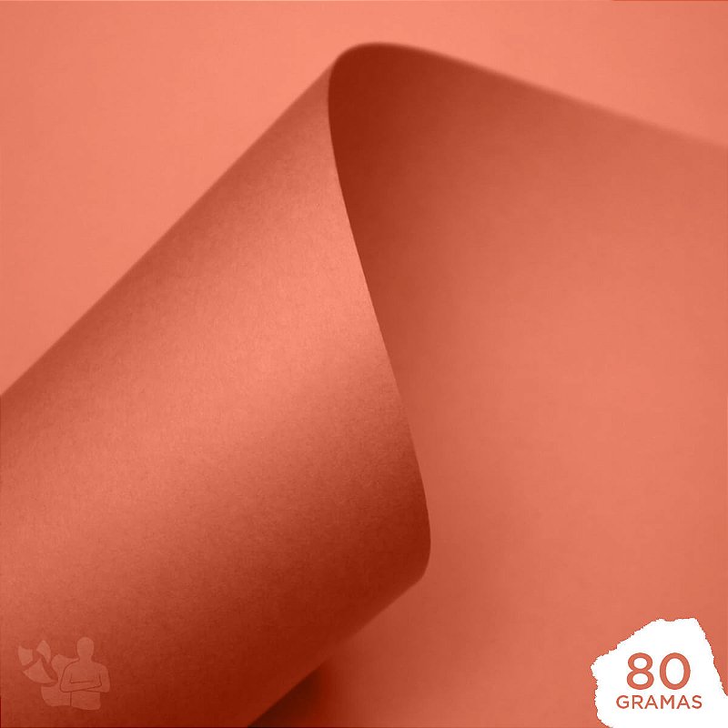 Papel Color Plus - Costa Rica - Coral - 80g - SupperPapel | 11 anos!